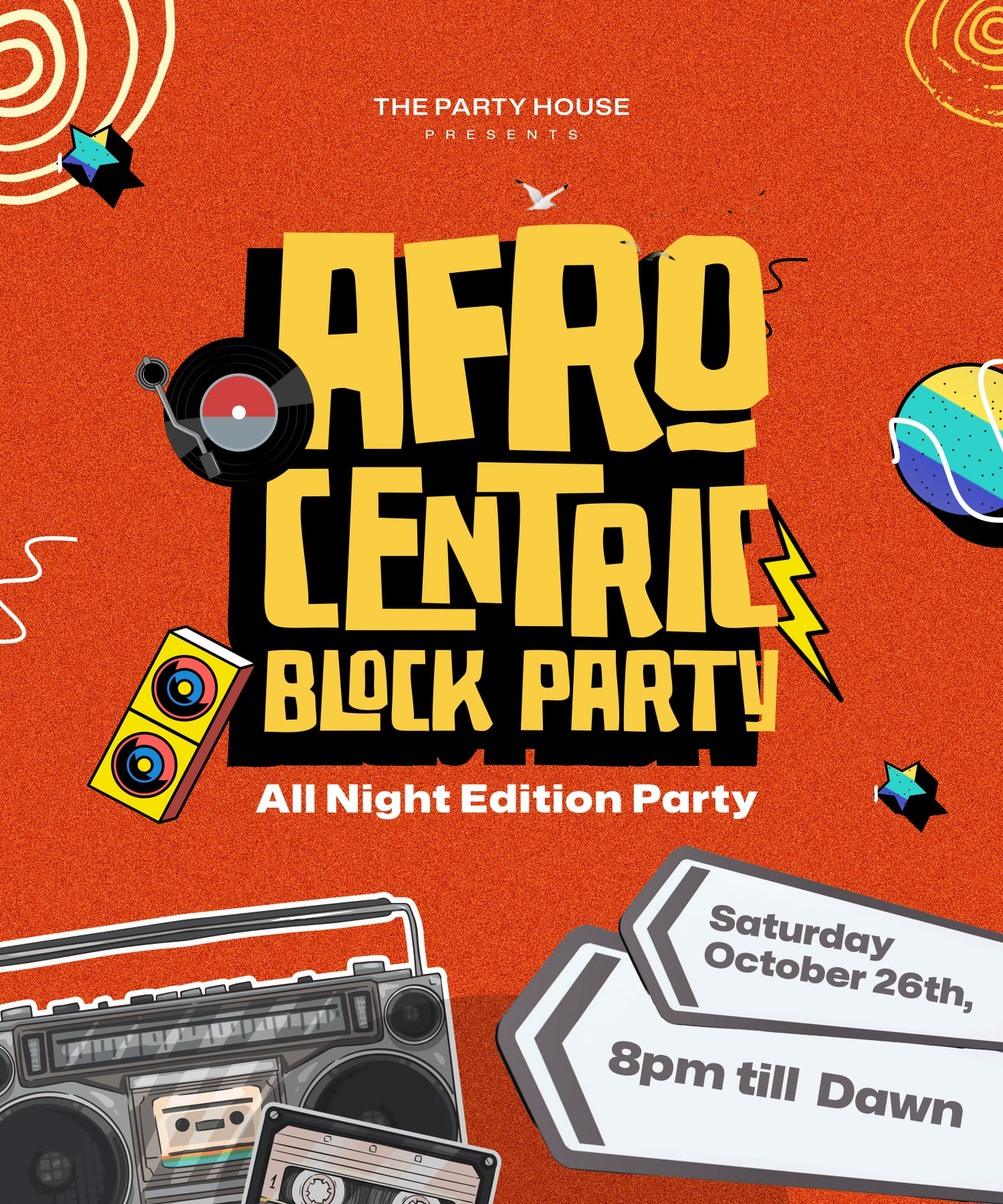 AFRO CENTRIC BLOCK PARTY – All Night Edition Party - Trendmyevent